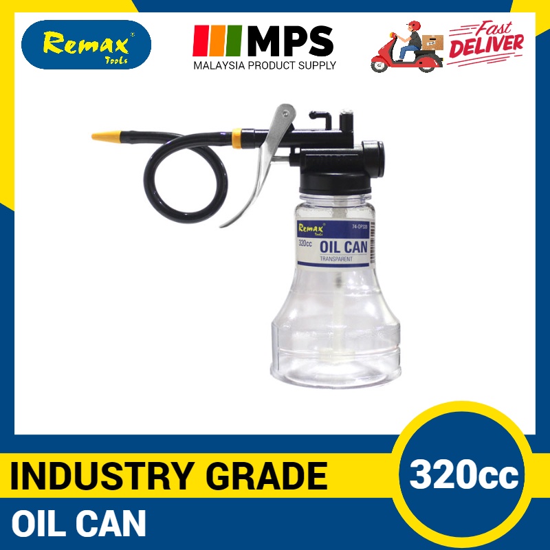 Remax Oil Can Transparent High Pressure Oiler Lubrication Oil Can ...