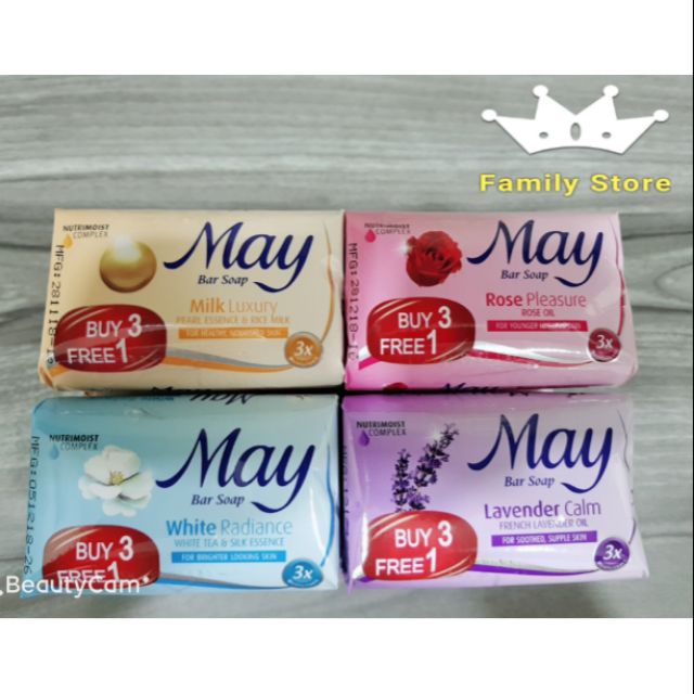 May Bar Soap( 75g ×4pcs) | Shopee Malaysia