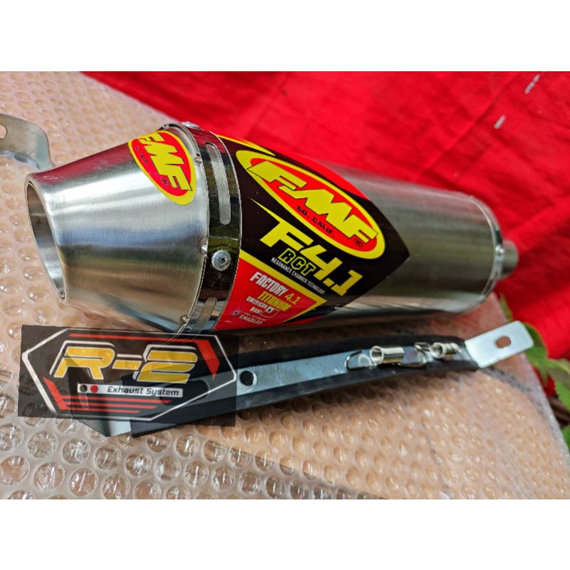 Exhaust Resing FMF f4 SLENCER ONLY CRF150 KLX D-TRACKER 150 And Can ...