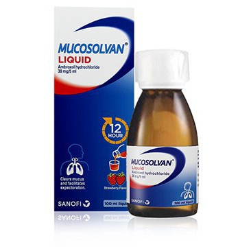 Mucosolvan Cough & Phlegm Syrup for Children 100ml Strawberry Flavour ...