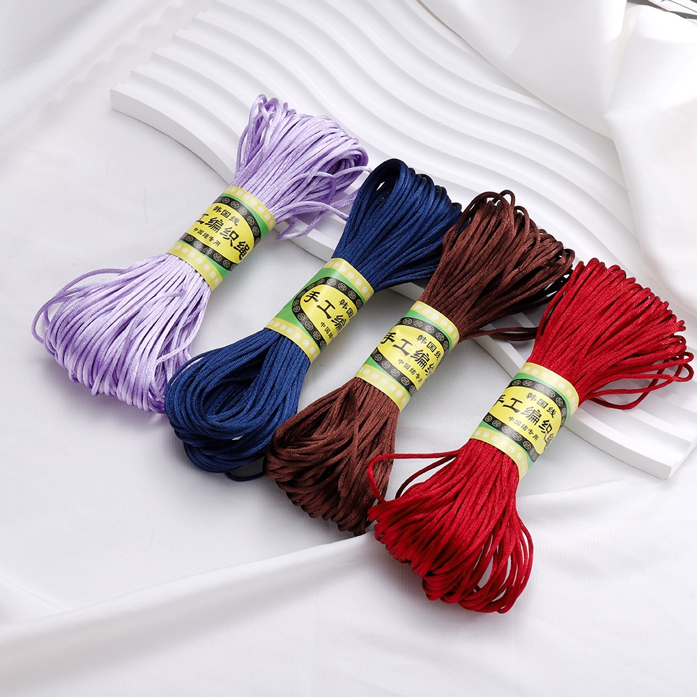 20m 1.5-2.5mm Polyester Chinese Knot Hand-Woven Thread Necklace ...