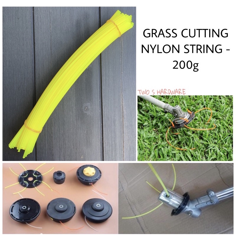 [READY STOCK] GRASS CUTTING NYLON STRING (PACK - 200g) | Shopee Malaysia