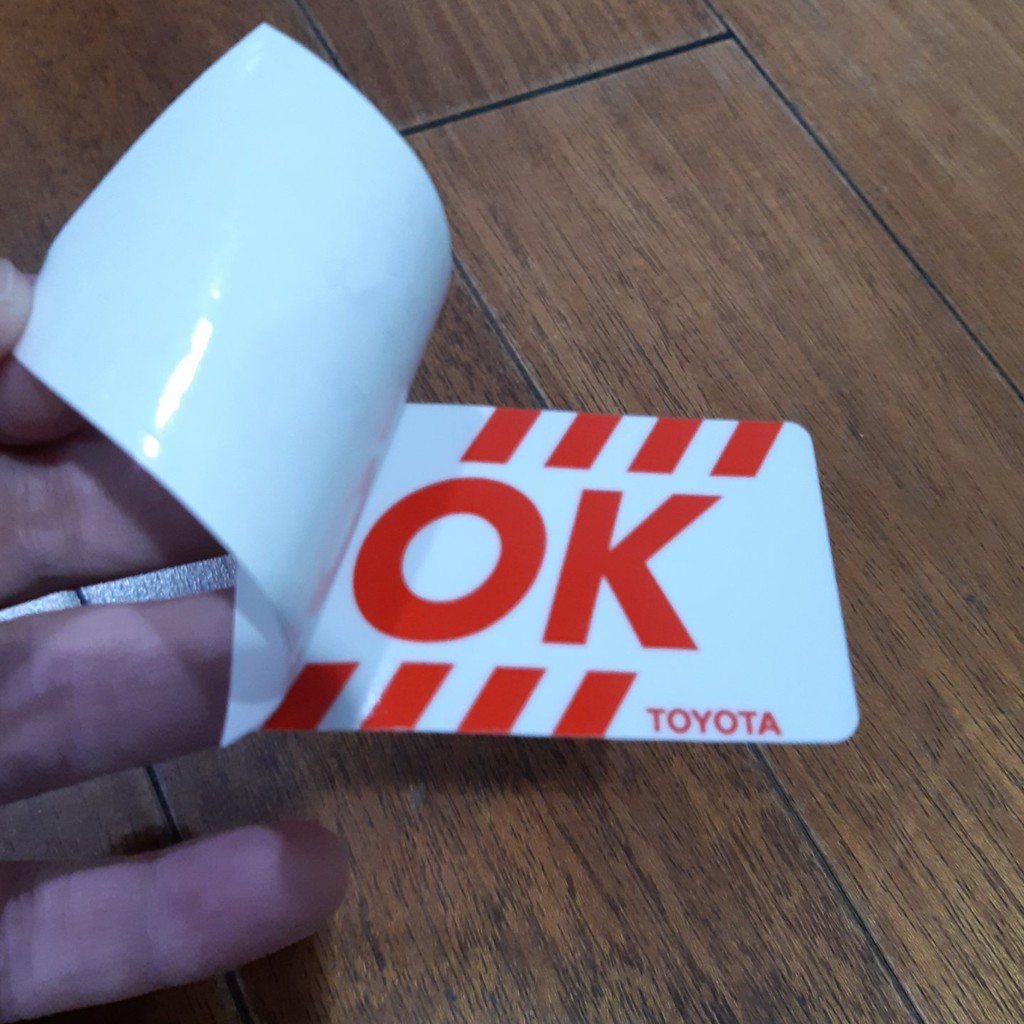 Toyota OK Car Sticker Sticker | Shopee Malaysia