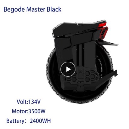 Begode Master 134V 2400Wh 50E Battery 3500W Motor Electric Unicycle ...