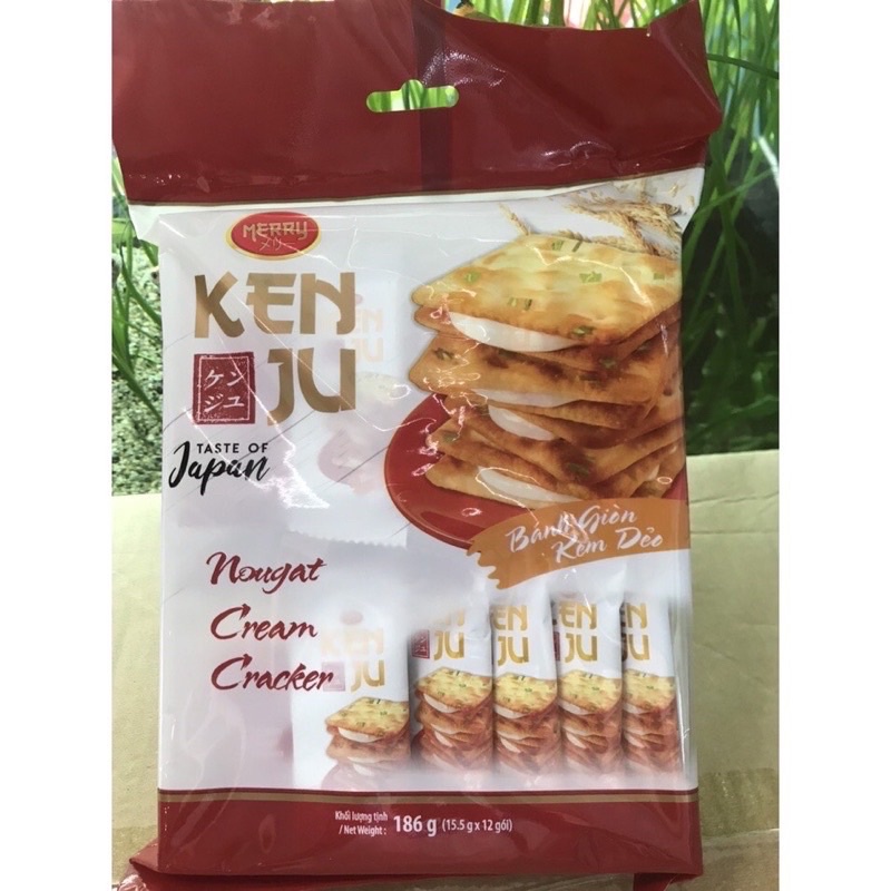 Ken Ju crispy cream crackers (package of 186 grams - new date) | Shopee ...