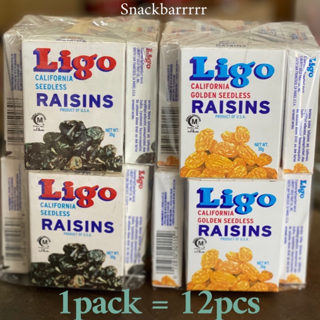 12PCS Ligo California Golden Seedless Raisin | Shopee Malaysia