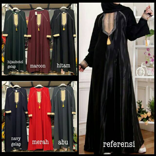 Beautiful scuba jumbo Robe Sequin | Shopee Malaysia