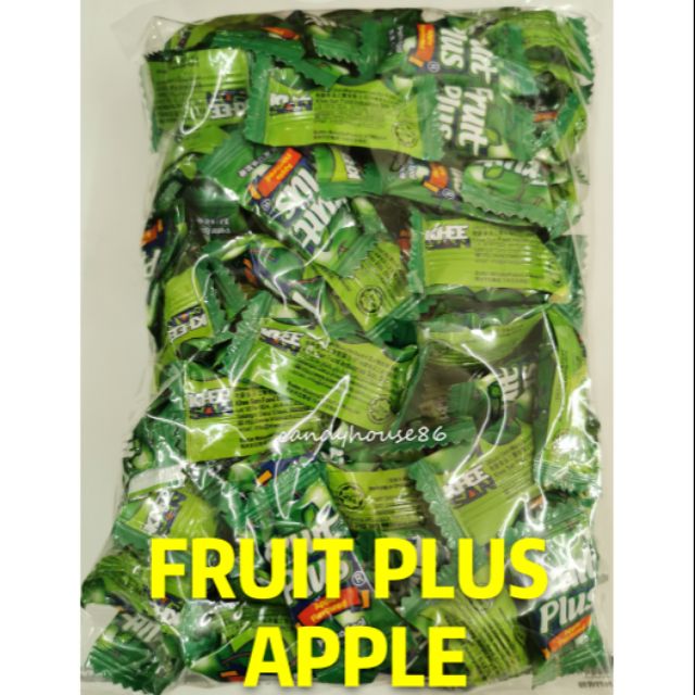 FRUIT PLUS Apple Chewy Candy Gula-Gula Epal 10pcs 25Pcs /50PCS /100PCS ...
