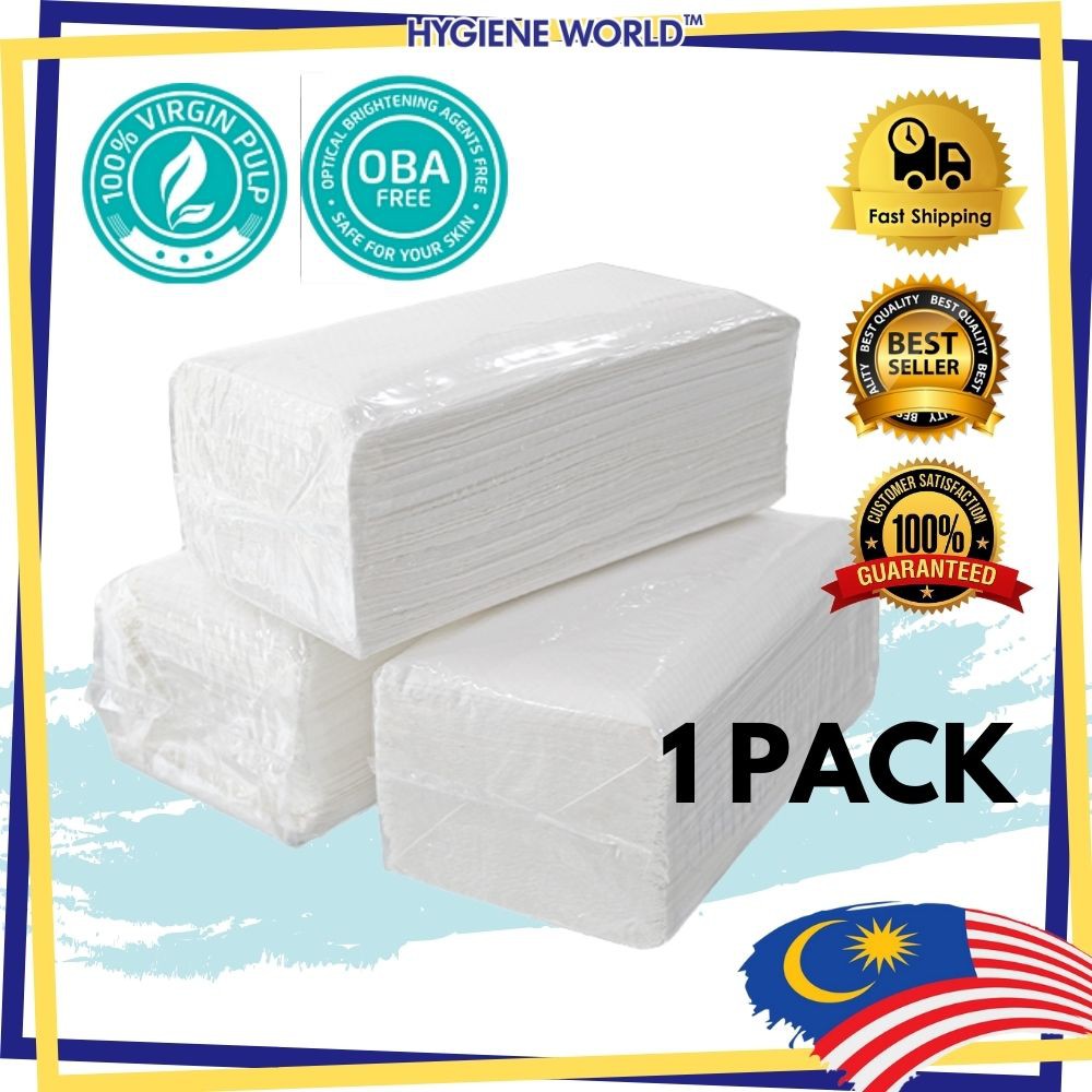 Interfold Hand Towel Tissue 100% Virgin Pulp / Toilet Interfold ...