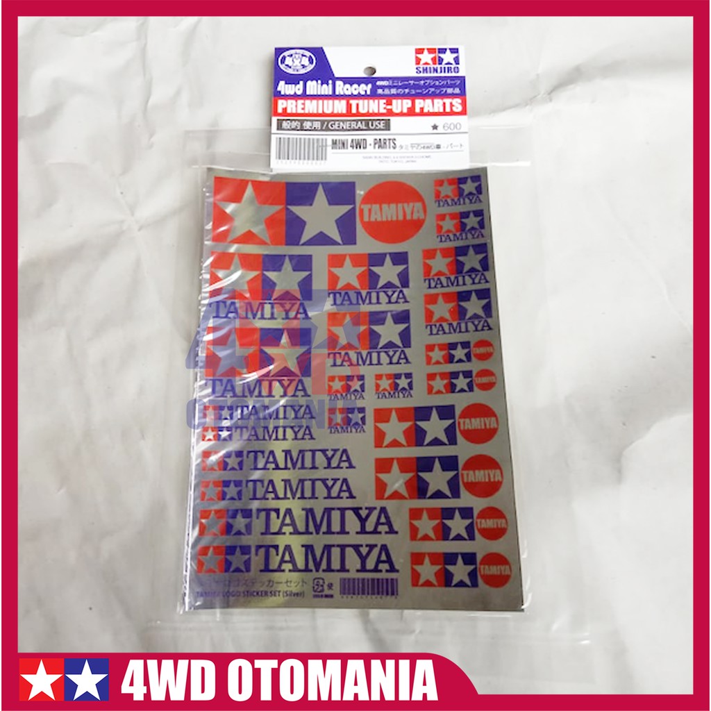 Tamiya - Tamiya Silver Logo Sticker Set - Shinjiro | Shopee Malaysia
