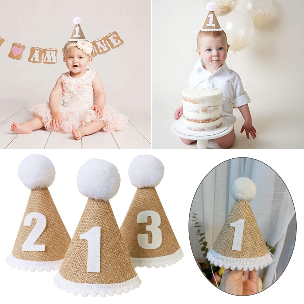 1st 2nd 3rd 4th 5th 6th 7th 8th 9th Newborn Birthday Hats Kids First ...
