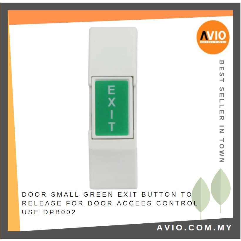 Access Door Small Green Exit Button to Release Door Access Control Push ...