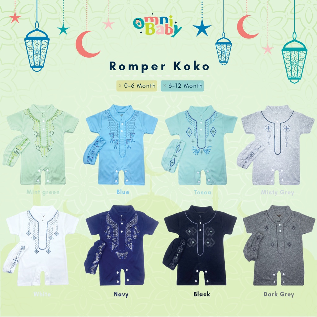 OMNIBABY Baby Koko Romper / SNI Baby Koko Shirt! | Shopee Malaysia