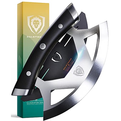 DALSTRONG Ulu Knife - 7" - Rocking, Mincing, Slicing Meat Pisau ...