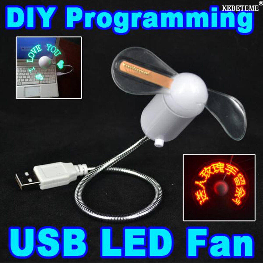 Led USB fan programmable fan personal portable fan, Word expression ...