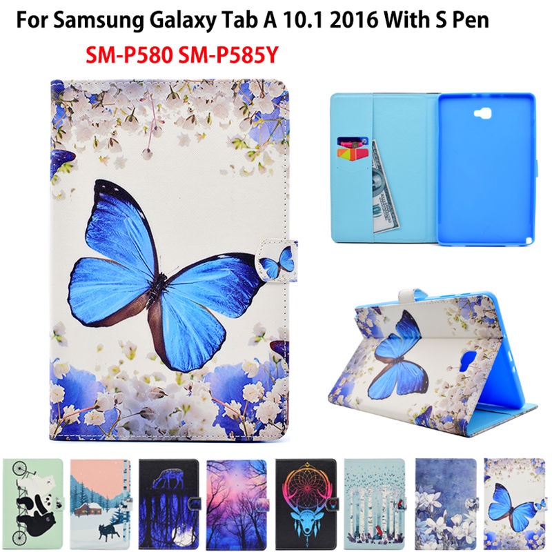 SM-P585Y Case For Samsung Galaxy tab A 10.1 2016 With S Pen P580 P585 ...