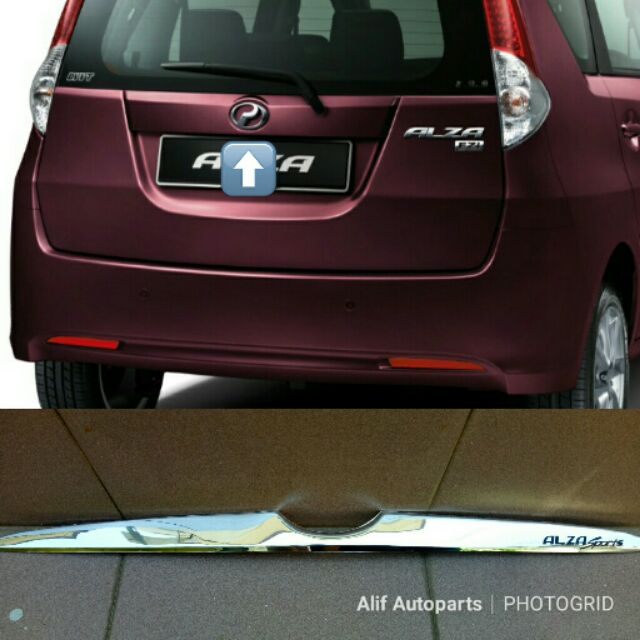 💥READY STOCK💥Garnish Misai Krom Boot Belakang Cover Emblem Logo Bonet ...