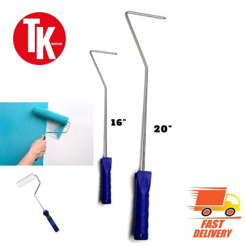 4" Paint Roller Handle / Pemegang roller cat dulux nippon colourland ...