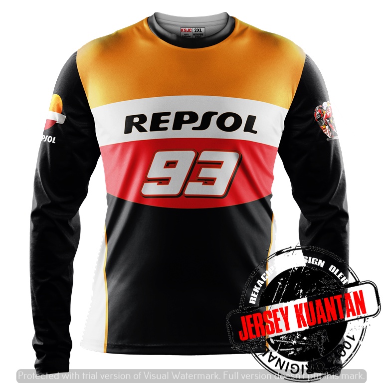 🇲🇾 MADE IN MALAYSIA - Jersey Honda Repsol MM93 V2 (LongSleeve) | Shopee ...