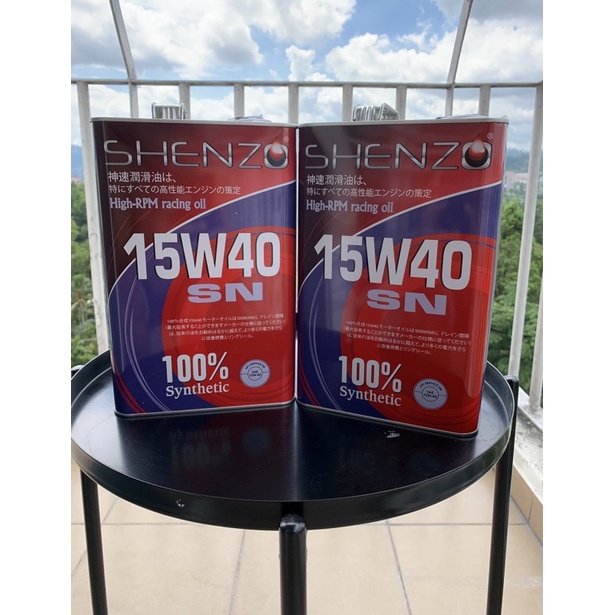 Shenzo oil 15w40 made in Japan (Fully Synthetic) | Shopee Malaysia