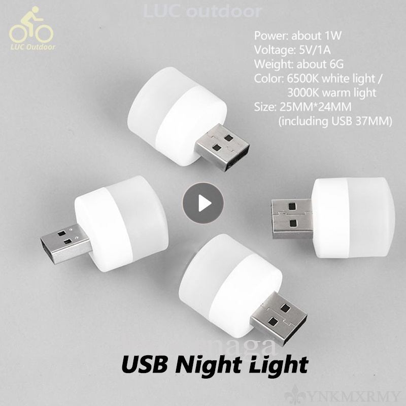 USB Plug Lamp Computer Mobile Power Charging USB Small Book Lamps LED Eye Protection Reading ...