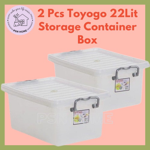 TOYOGO 24Lit Storage Container Box Multipurpose Bekas Plastik Container ...
