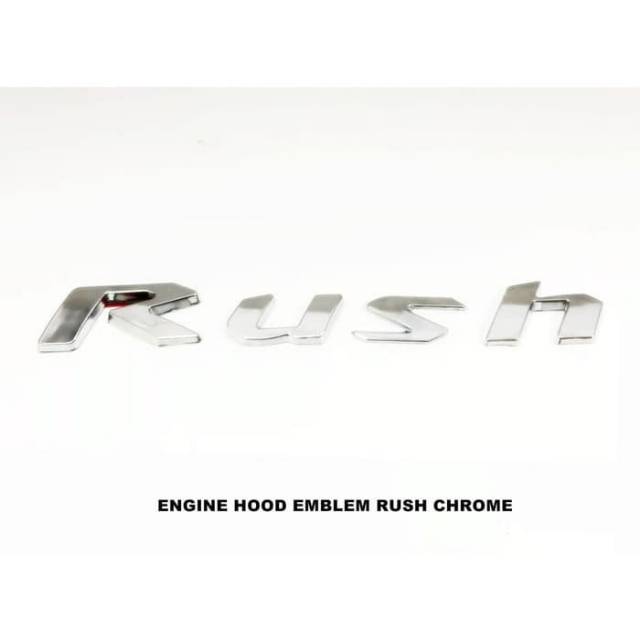 MESIN Toyota Rush engine hood Emblem chrome | Shopee Malaysia
