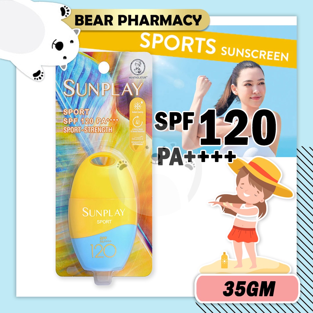 SUNPLAY Sport UV Lotion SPF120 PA++++ 35gm [Exp: 05/2025] Sunscreen ...