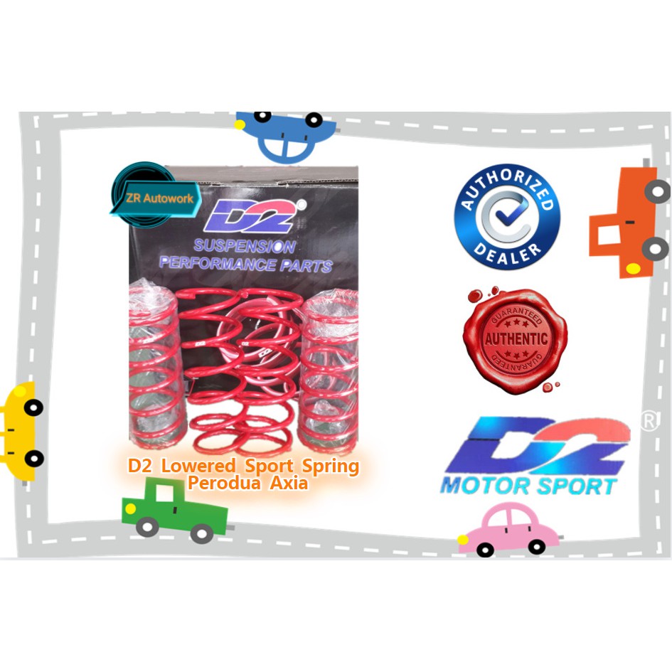 D2 Lowered Sport Spring Perodua Kancil MYVI SE LagiBest Icon Gen3 '17 ...