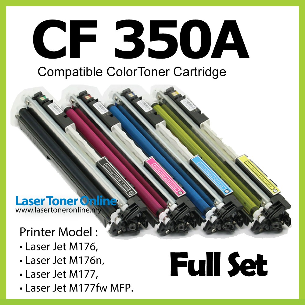 Compatible To H* CF350A 130A CF351A CF352A CF353A Color LaserJet Pro ...