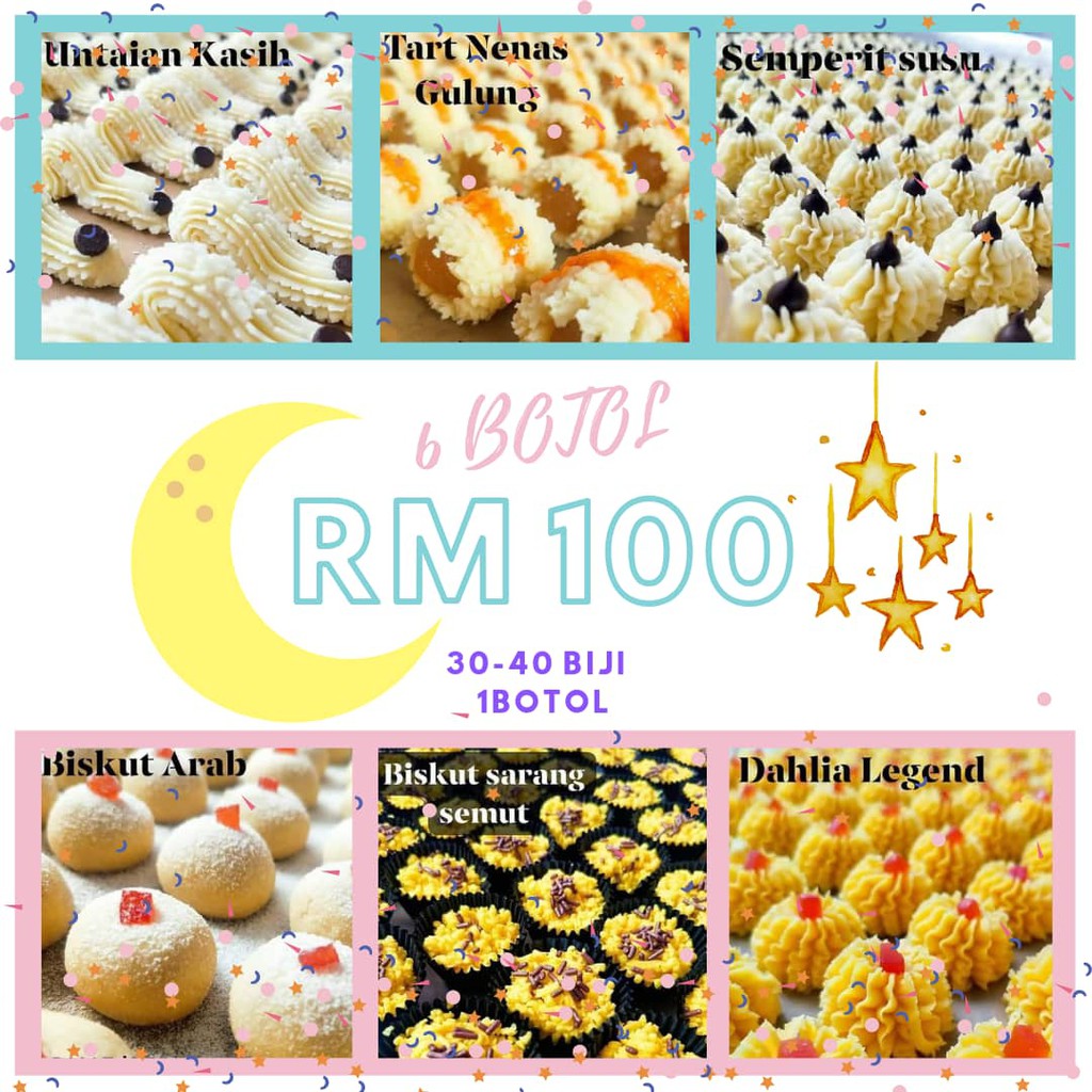 BISKUT RAYA VIRAL ( 6 BOTOL RM100 ) | Shopee Malaysia