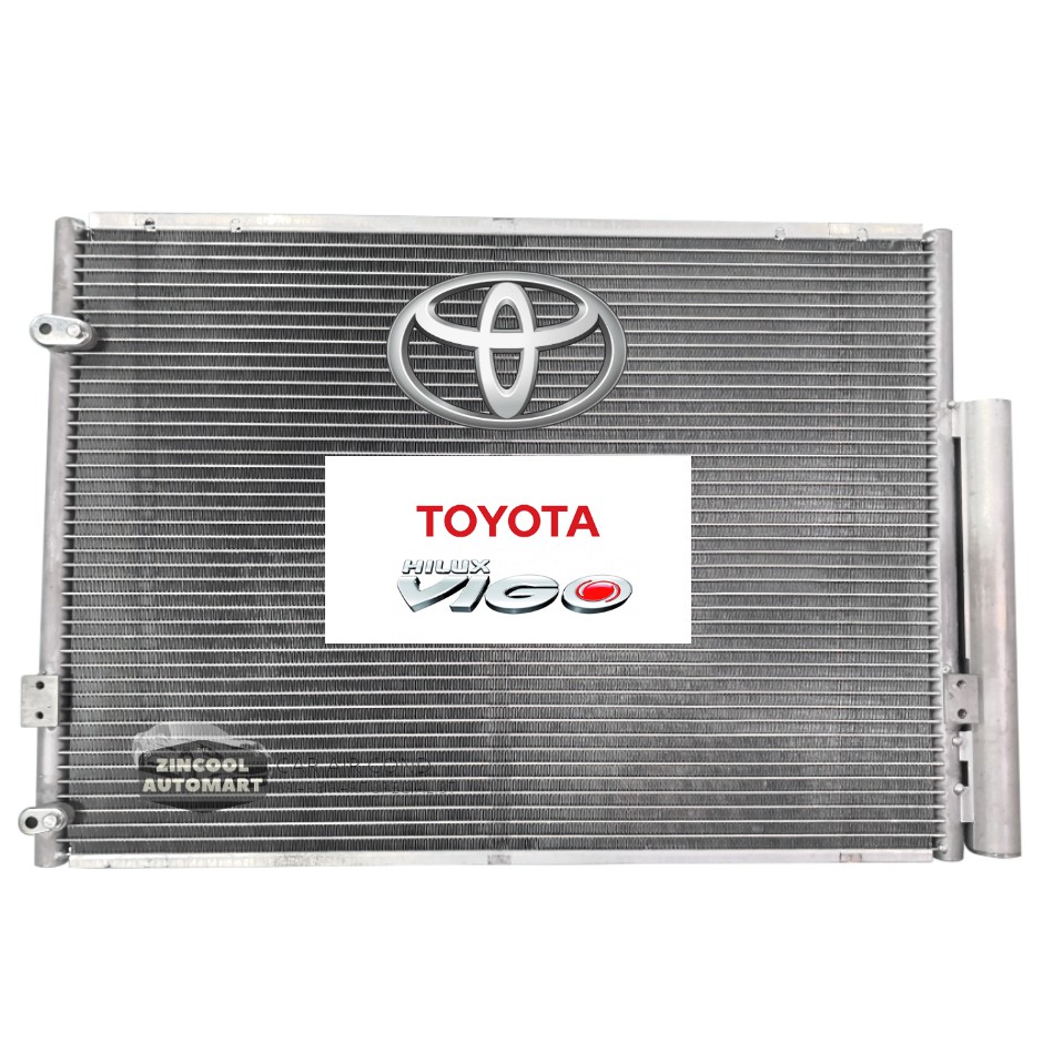 📣 Toyota Hilux Vigo 06' KUN25 A/C Condenser C/W Drier 👍👍 High Quality ...