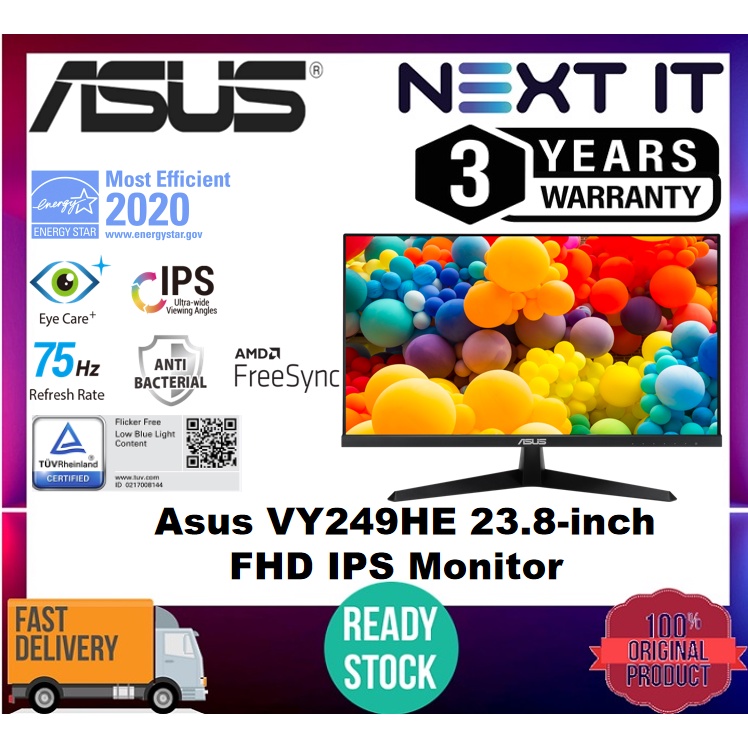[READY STOCK] Asus VY249HE 23.8-inch FHD IPS Monitor | Shopee Malaysia