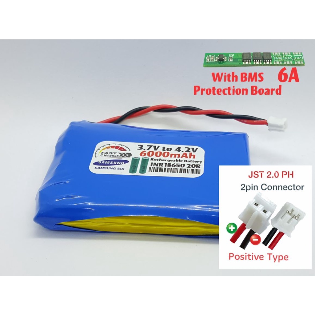 Custom Rechargeable Battery Pack Cuboid Shape Requested Custom | Shopee ...