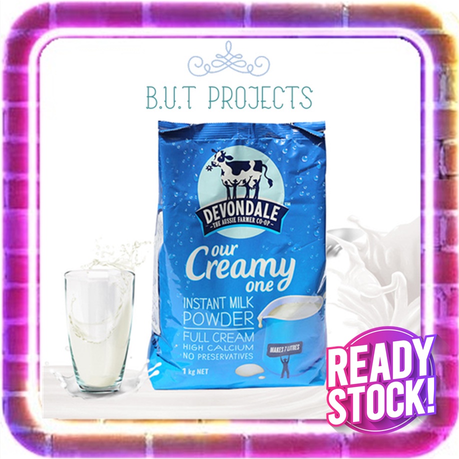 [100% IMPORT Date: 04/2025] Australia Import Devondale 全脂成人奶粉 Full Cream Milk ( 1KG ) (Made In ...