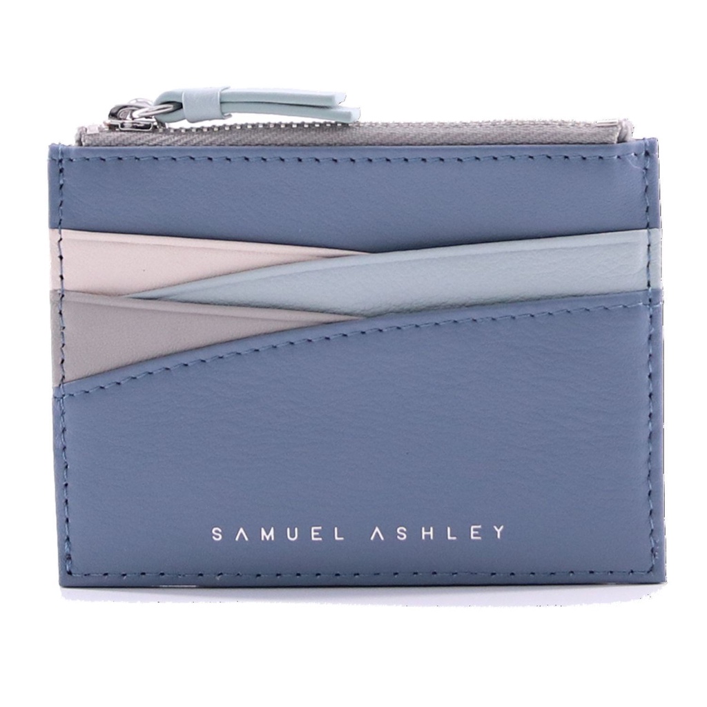 Samuel Ashley Iris Top Zip Card Holder | Shopee Malaysia