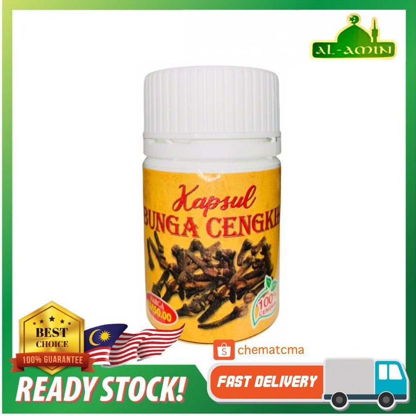 🔥KAPSUL BUNGA CENGKIH 50 BIJI🔥 [READY STOCK]💯 | Shopee Malaysia