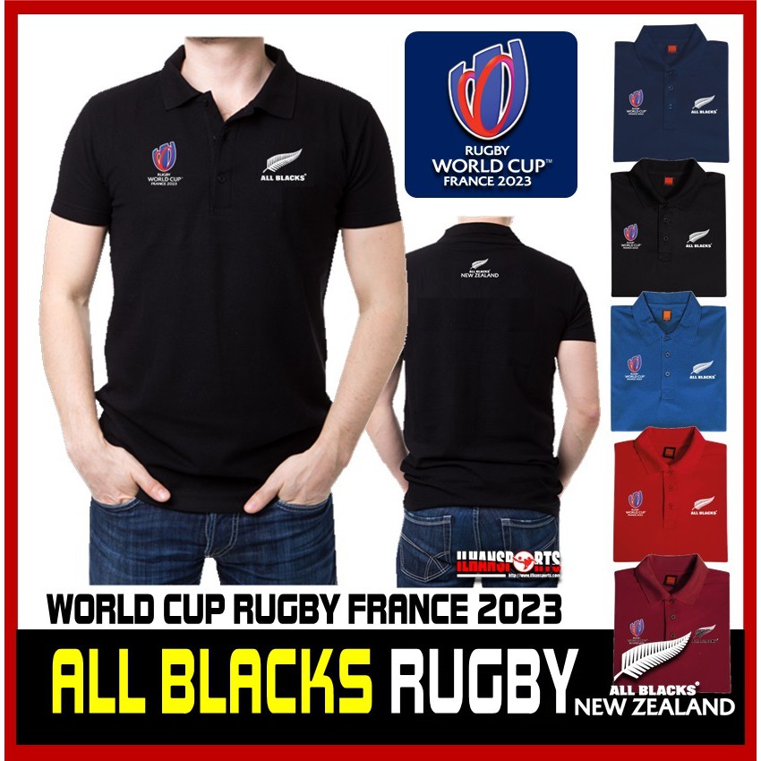 ALL BLACKS NEW ZEALAND | RUGBY WORLD CUP 2023 FRANCE | QUICKDRY POLO ...