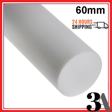 Teflon Rod PTFE Rod 60mm Diameter White Color Round Bar Malaysia ...