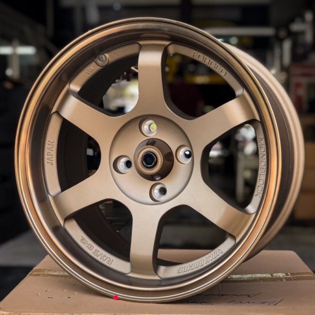 Thailand Rays TE37 (Auto Option Made In Thailand🇹🇭) 15x8J ET25 4x100 ( Myvi / GM5 / GM6 / GK5 ...