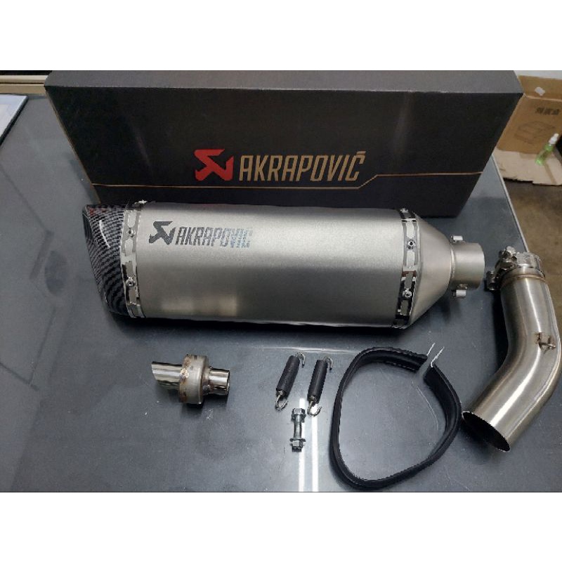 suzuki gsx750 akrapovic exhaust ekzos plug n play | Shopee Malaysia