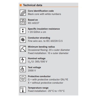 LAPP KABEL Control Cable Multi Core 10 core, 12 core, 25 core, 16 core ...
