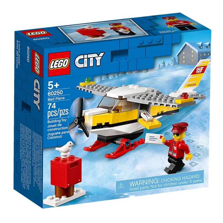 [BrickBear] Original LEGO City 60250 Mail Plane | Shopee Malaysia