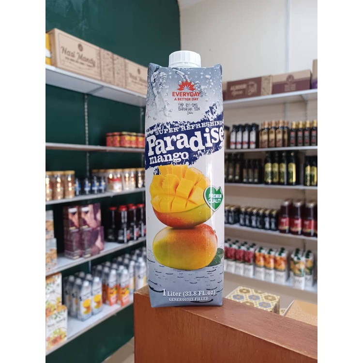PARADISE Jus Mangga | Mango Juice Made in Egypt 1liter | Shopee Malaysia
