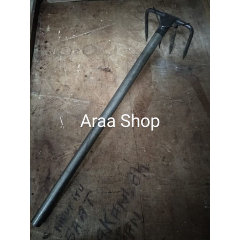 Garbage Fork Direct Handle Pipe Scratching Garbage Iron Handle ...