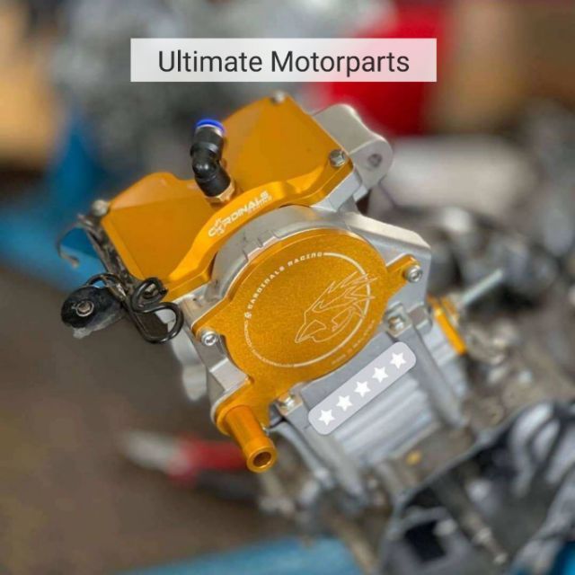 Yamaha LC135 Cylinder Head Cooler Cap Blue/Gold/Black (Cardinals) Ready ...