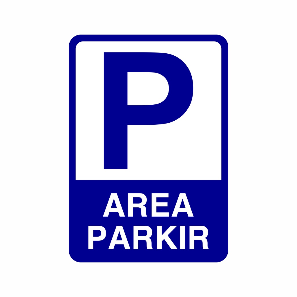 Rambu AREA PARKING 35CM X 50CM ALUMUNIUM PLATE | Shopee Malaysia