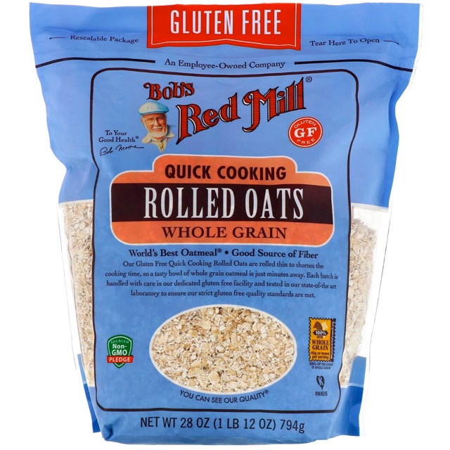[READY STOCK] Bob’s Red Mill, Quick Cooking Rolled Oats, Whole Grain ...