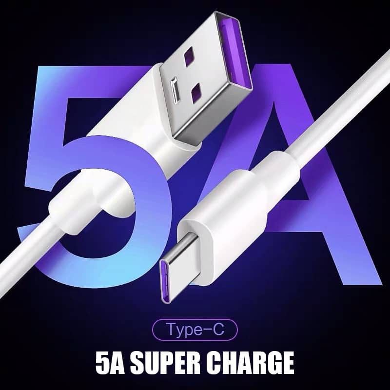 FAST CHARGING & LYLALA 5A Vooc Super Quick Flash Fast Charge Micro USB & TYPE C Cable & CHARGER ...