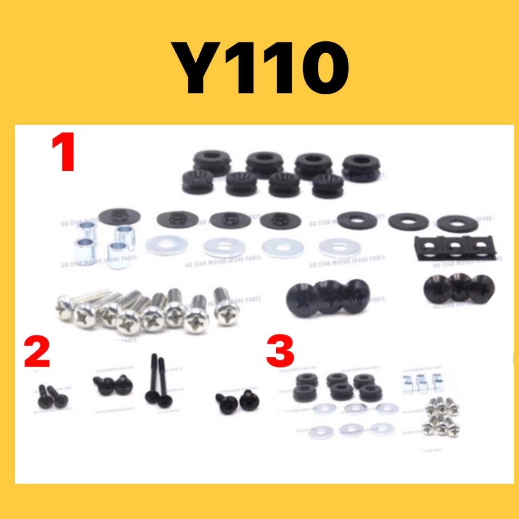 YAMAHA Y110 SS110 Y110SS BODY COVER SCREW / HANDLE COVER SCREW / FRONT ...